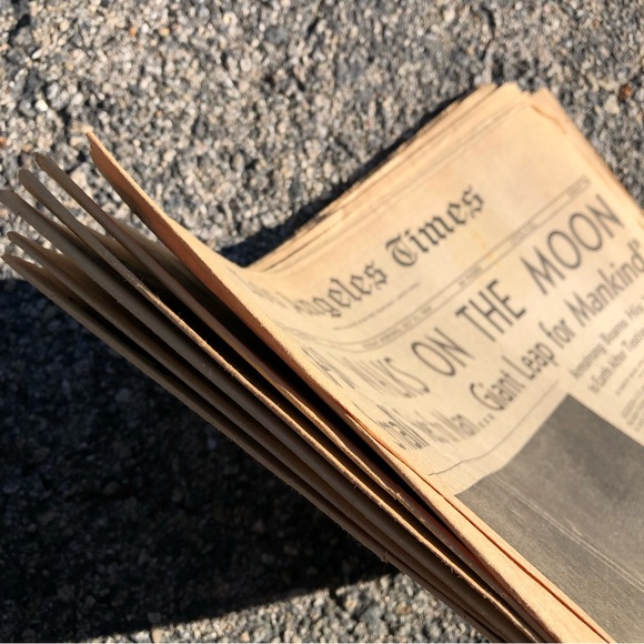 Other | Rare Space Race Newspaper Collection Of 5 1958 1969 Walk On ...